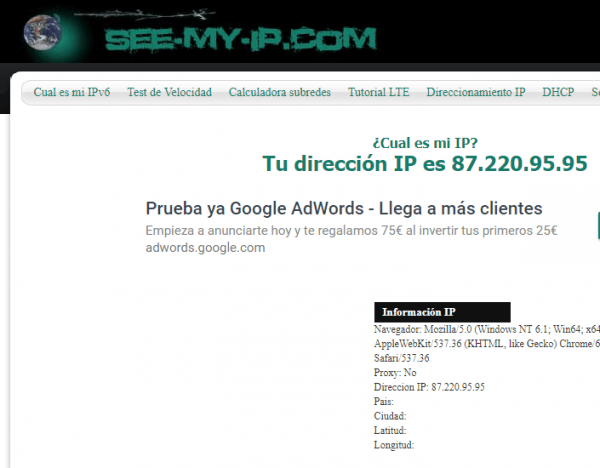 Como saber mi direccion Ip de mi ordenador Pc , Cual es mi IP